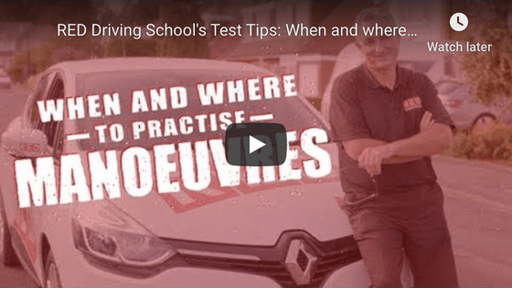 When and where to practice manoeuvres | RED Driving School